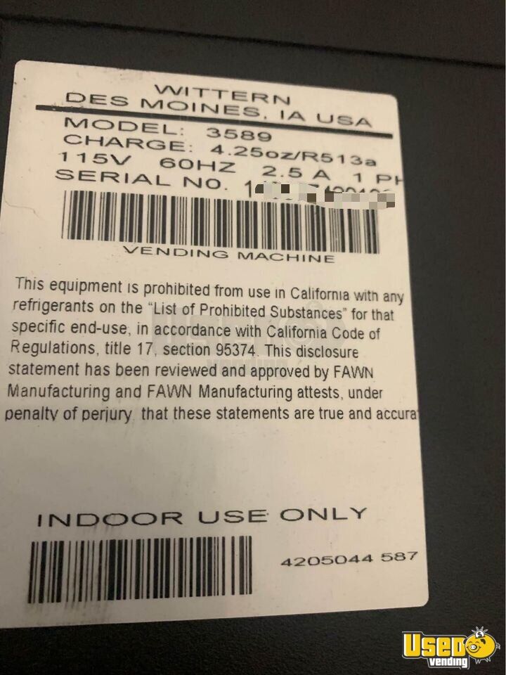 Wittern FSI USI Futura 3589 Snack and Soda Vending Machine For Sale in ...