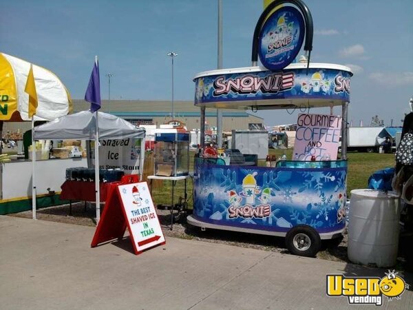 Snowie Kiosk - Shaved Ice Trailer - Snowie Concession Trailer