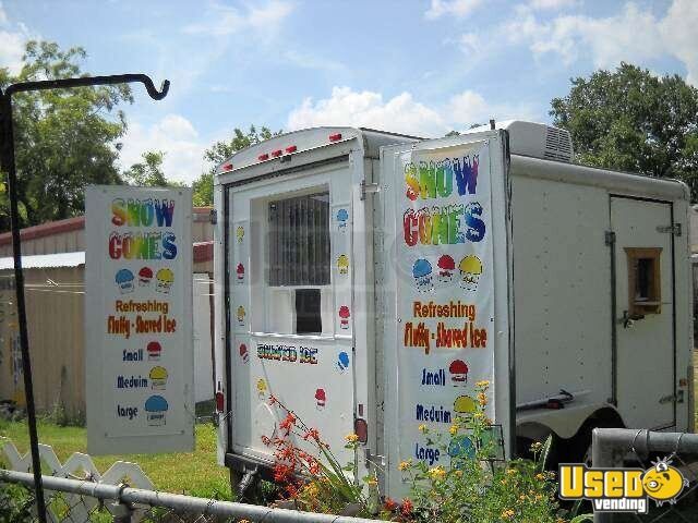 Shaved Ice Trailer - Snow Cone Stand - Turnkey Concession Business
